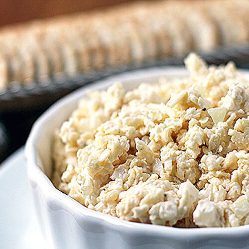 Sweet Onion Cheddar Spread for Crackers and More - The Galley Gourmet