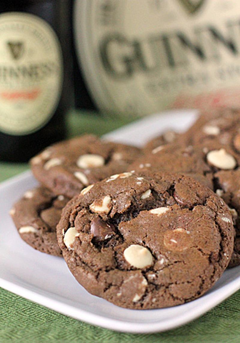 Triple Chocolate Guinness Cookies - The Galley Gourmet