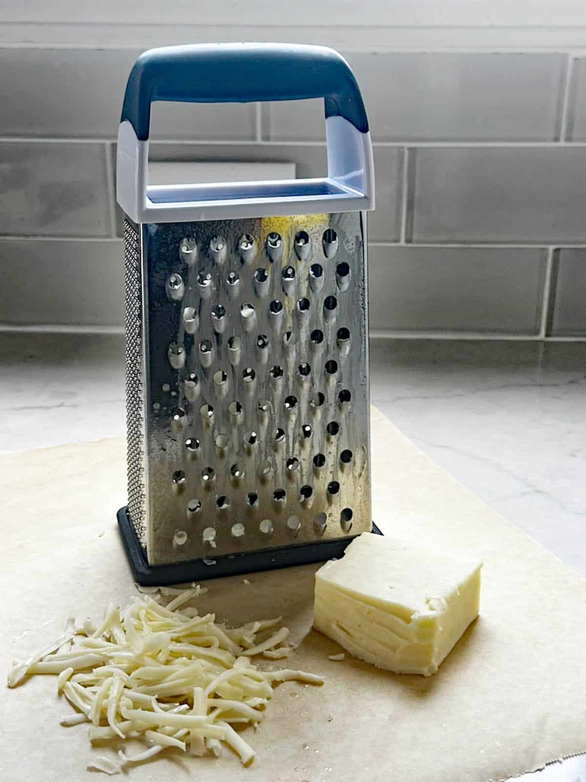 How to Grate Semisoft Cheese on a Box Grater Easily - The Galley Gourmet